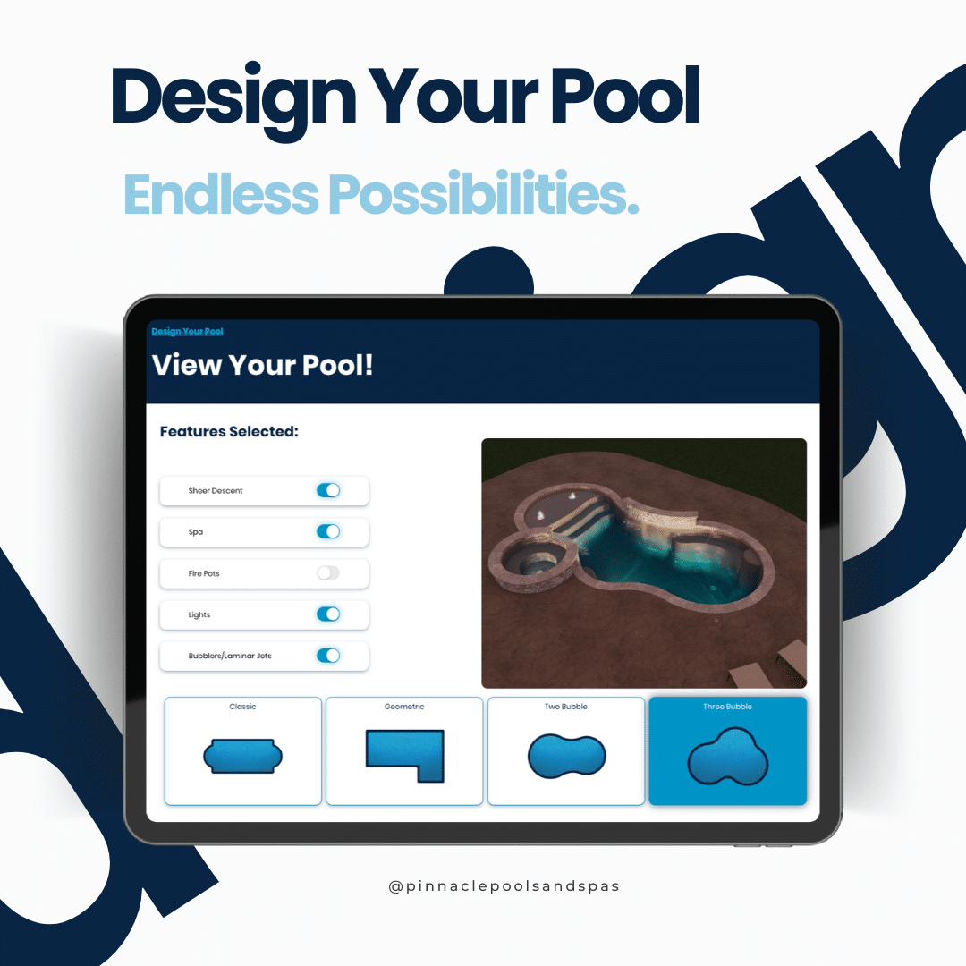 backyard concepts - Pinnacle Pools & Spas
